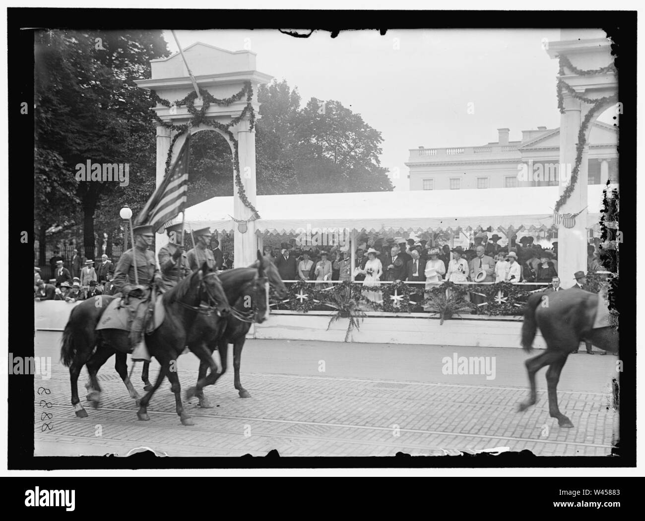 CONFEDERATE REUNION. PARADE. REVIEWING STAND Stock Photo - Alamy