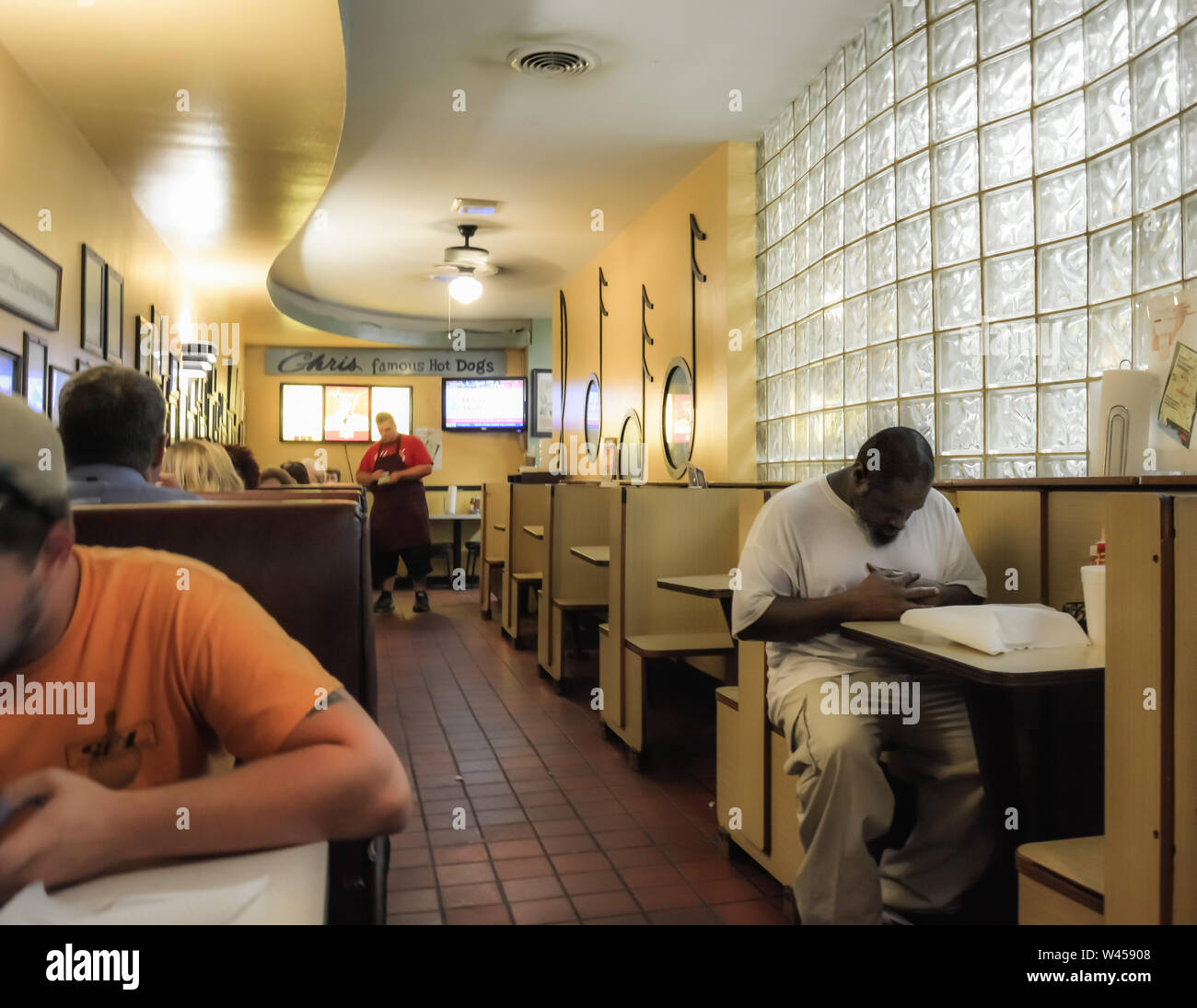 Small booth hi-res stock photography and images - Alamy