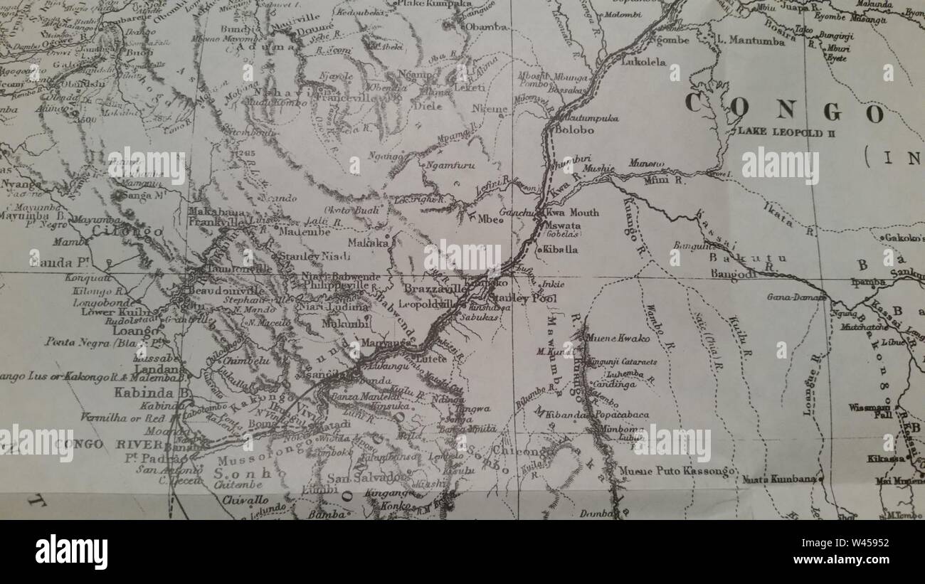 Stanley map hi-res stock photography and images - Alamy
