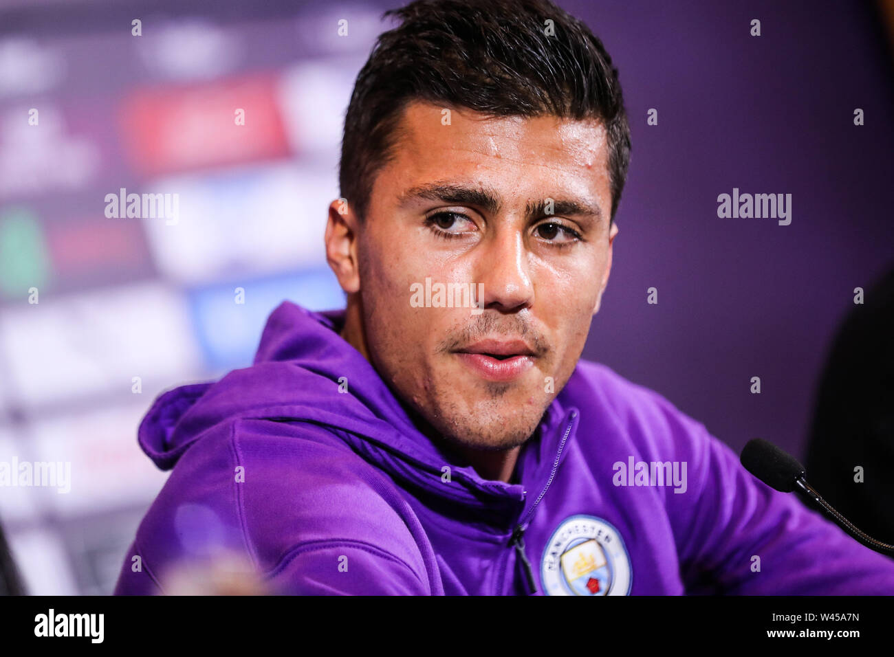 Spanish football player Rodri of Manchester City F.C. of English League ...