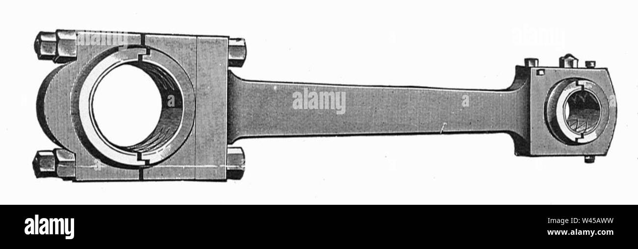 Connecting rod, Ames engine (New Catechism of the Steam Engine, 1904 ...