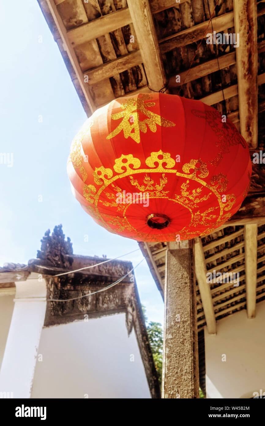 Old Ancient Housing Compound in Rural Farming Village outside Haikou ...