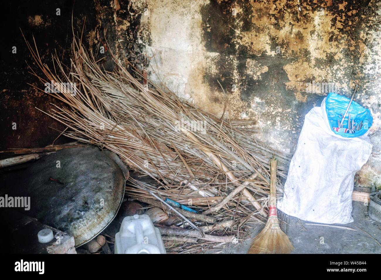 Old Ancient Housing Compound in Rural Farming Village outside Haikou ...