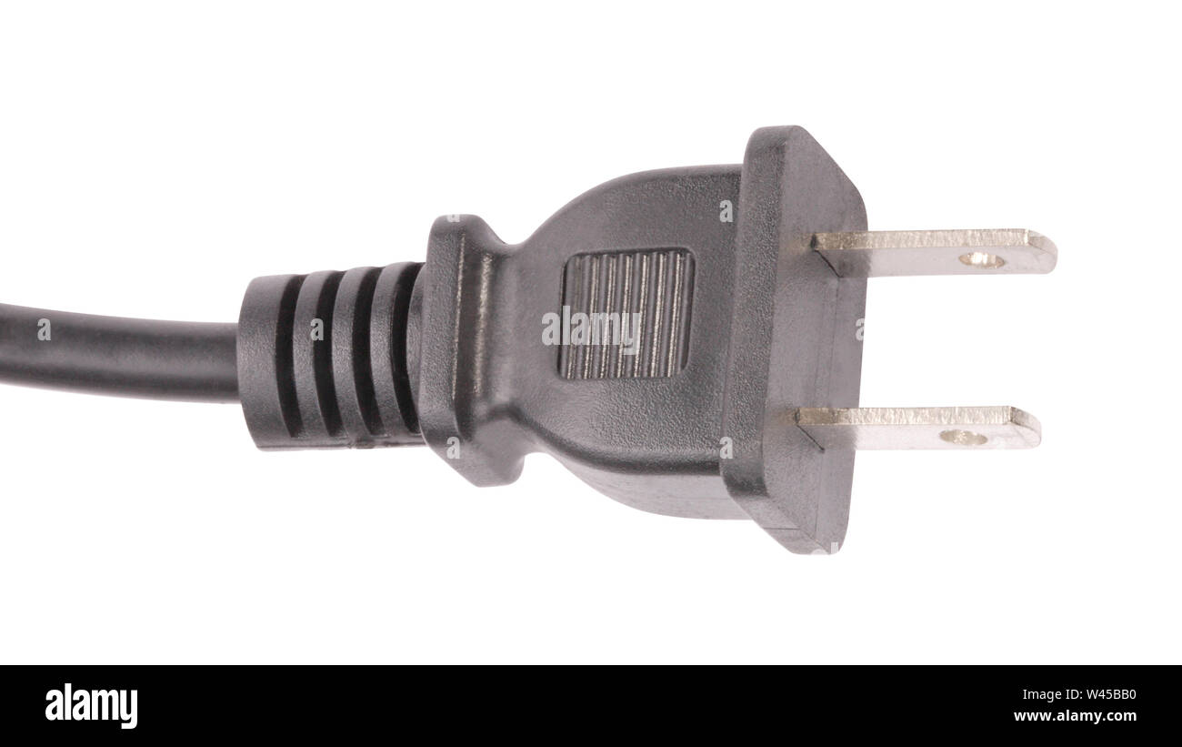 American Outlet Plug with Cord Isolated Stock Photo - Alamy