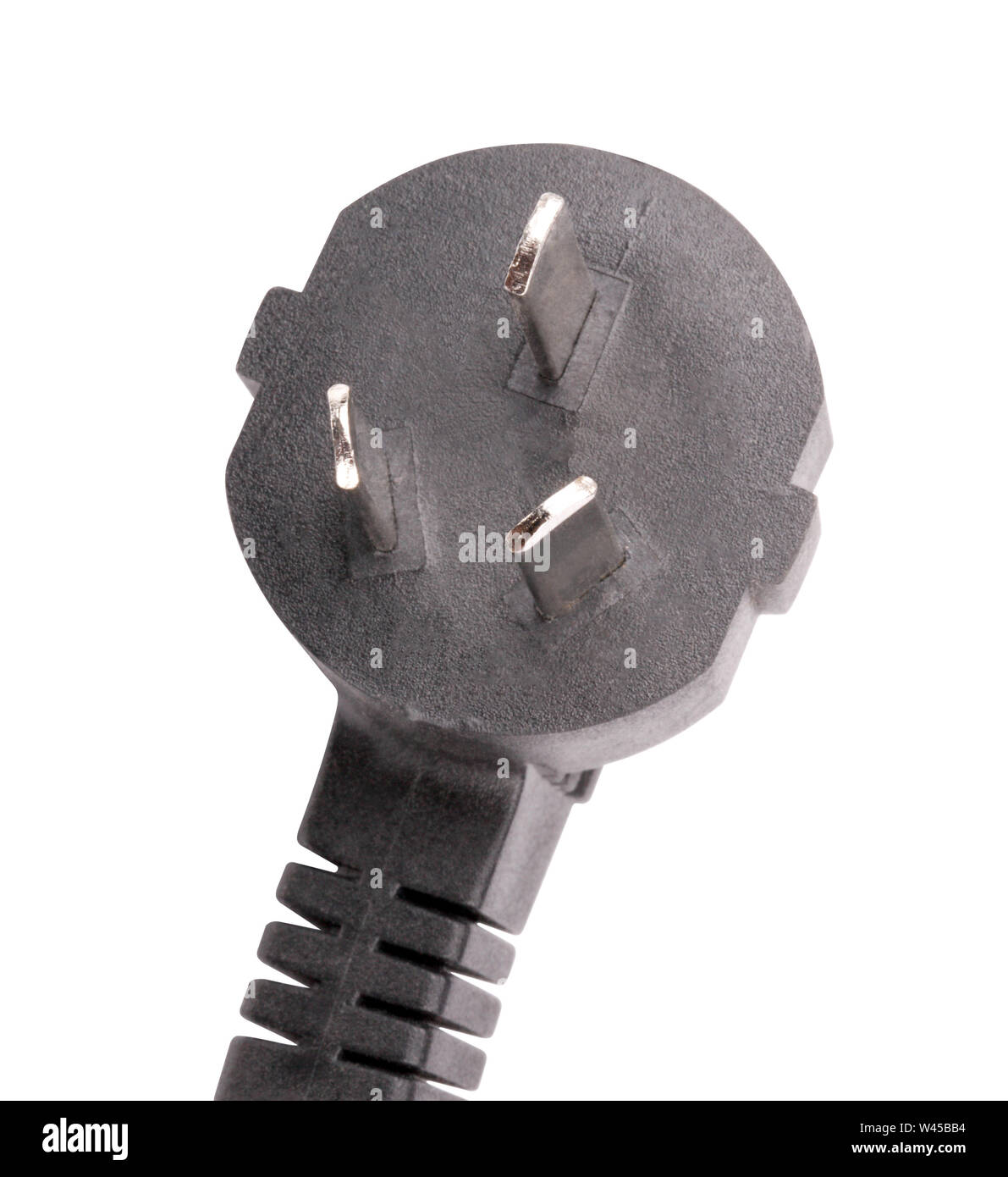 UK Outlet Plug with Cord Isolated Stock Photo - Alamy