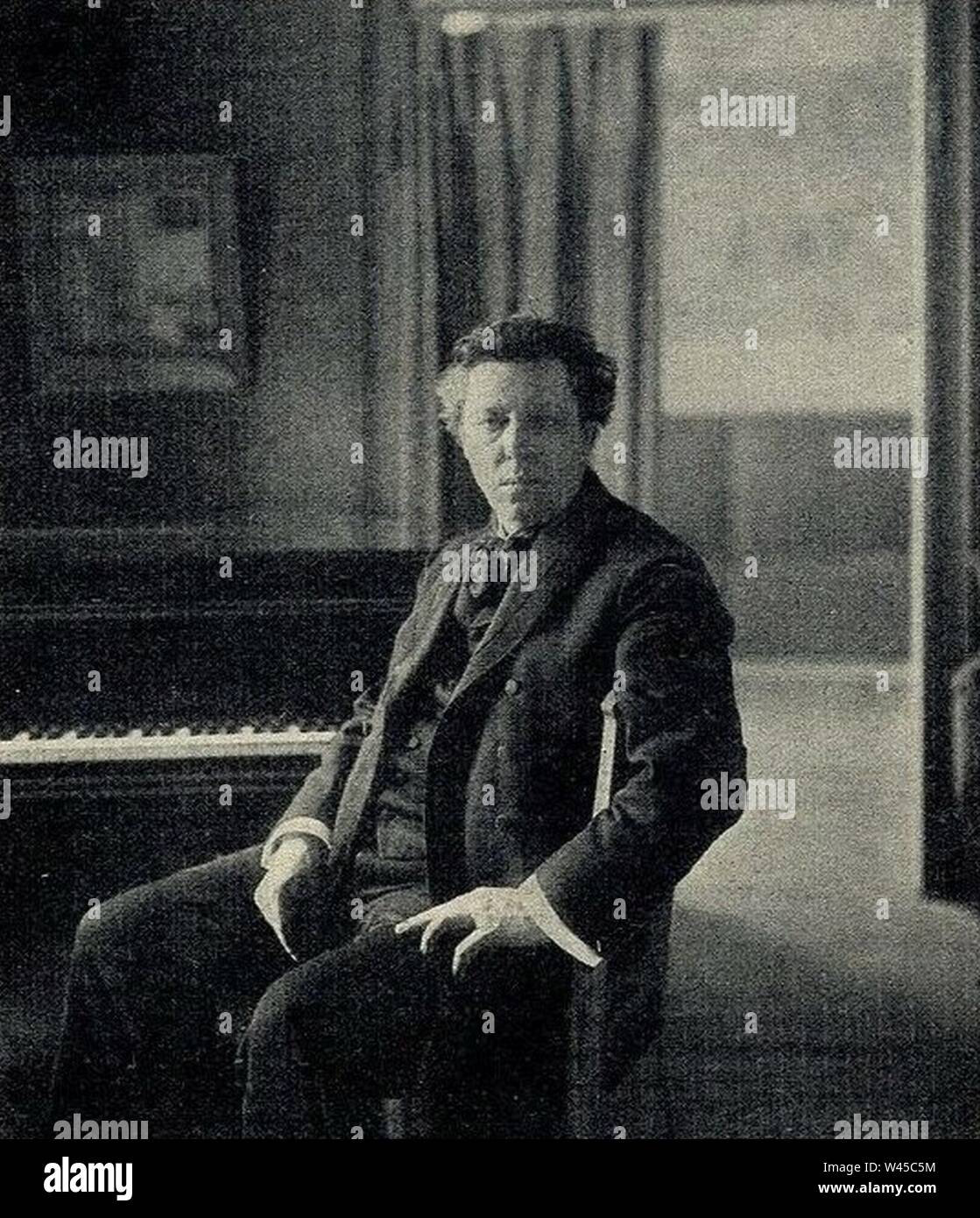 Conrad Ansorge by Louis Held, c. 1904 Stock Photo - Alamy