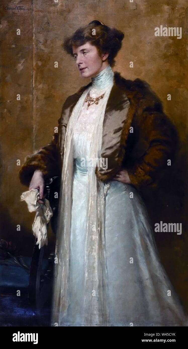 Conrad Kiesel - Portrait Emmi Lewald, 1909 Stock Photo - Alamy