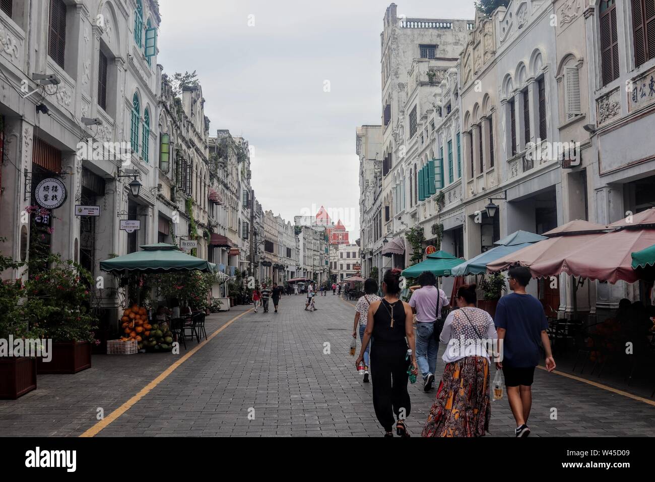 Haikou Zhongshan Road Old Town Hainan Island Stock Photo - Alamy