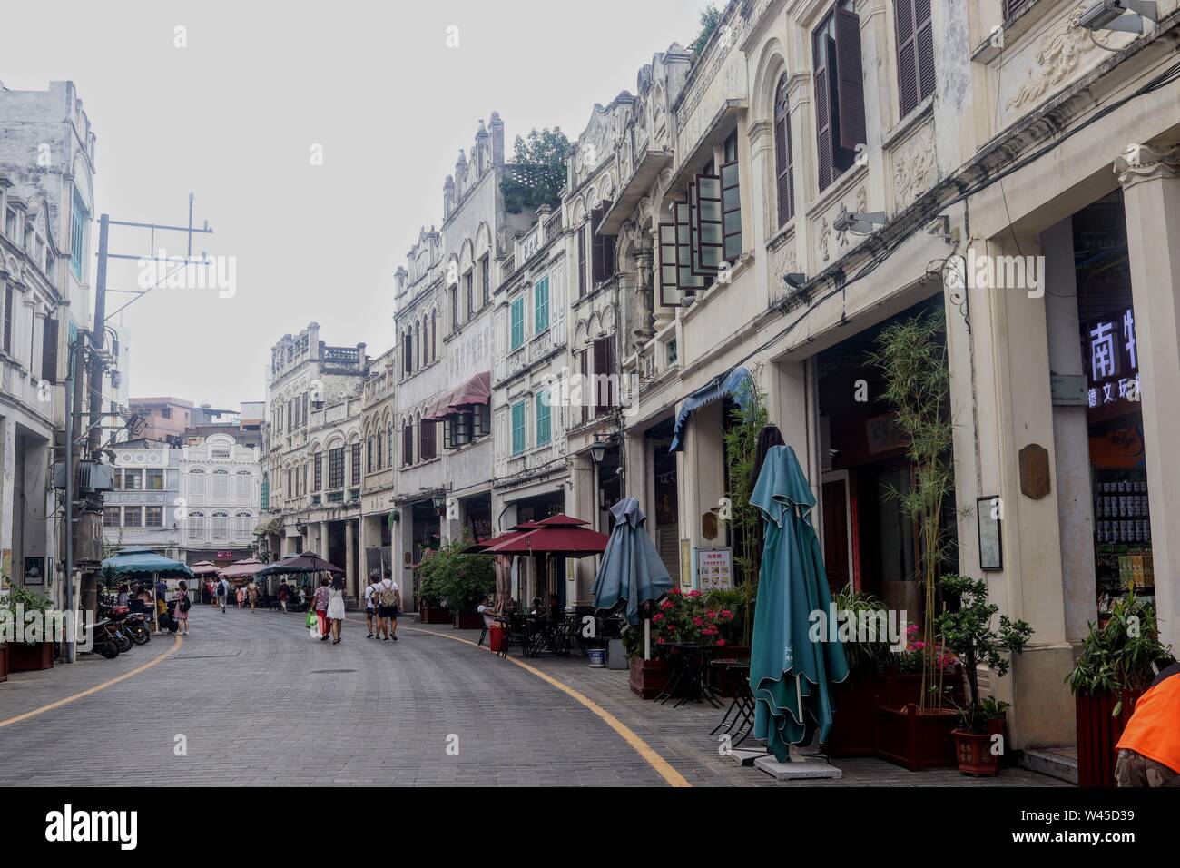 Haikou Zhongshan Road Old Town Hainan Island Stock Photo - Alamy