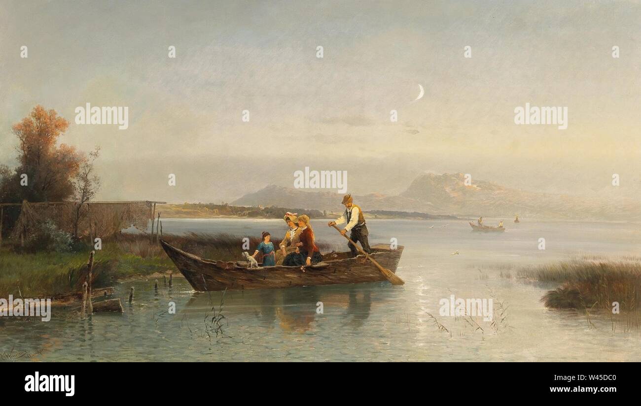 Conrad Wimmer - Crossing the Chiemsee Stock Photo - Alamy