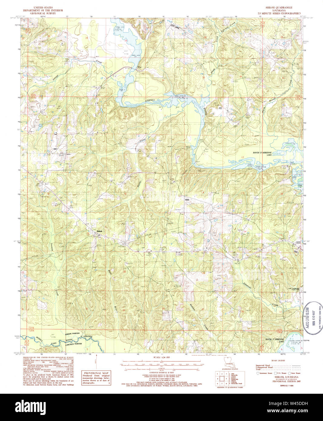 Shiloh map Cut Out Stock Images & Pictures - Alamy