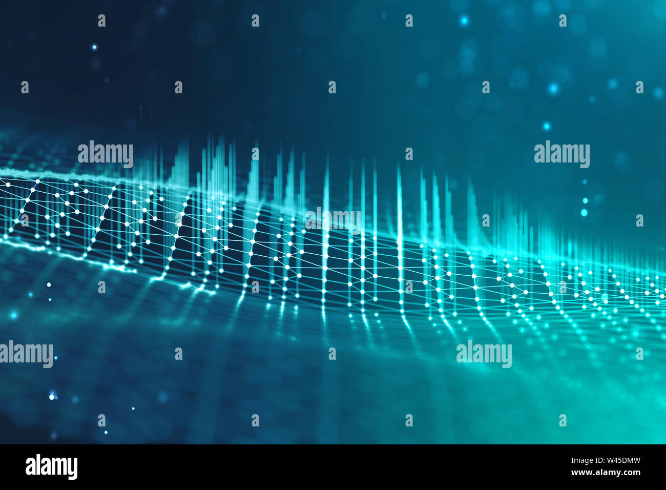 Block chain transfer and finance investment concept. Digital currency ...
