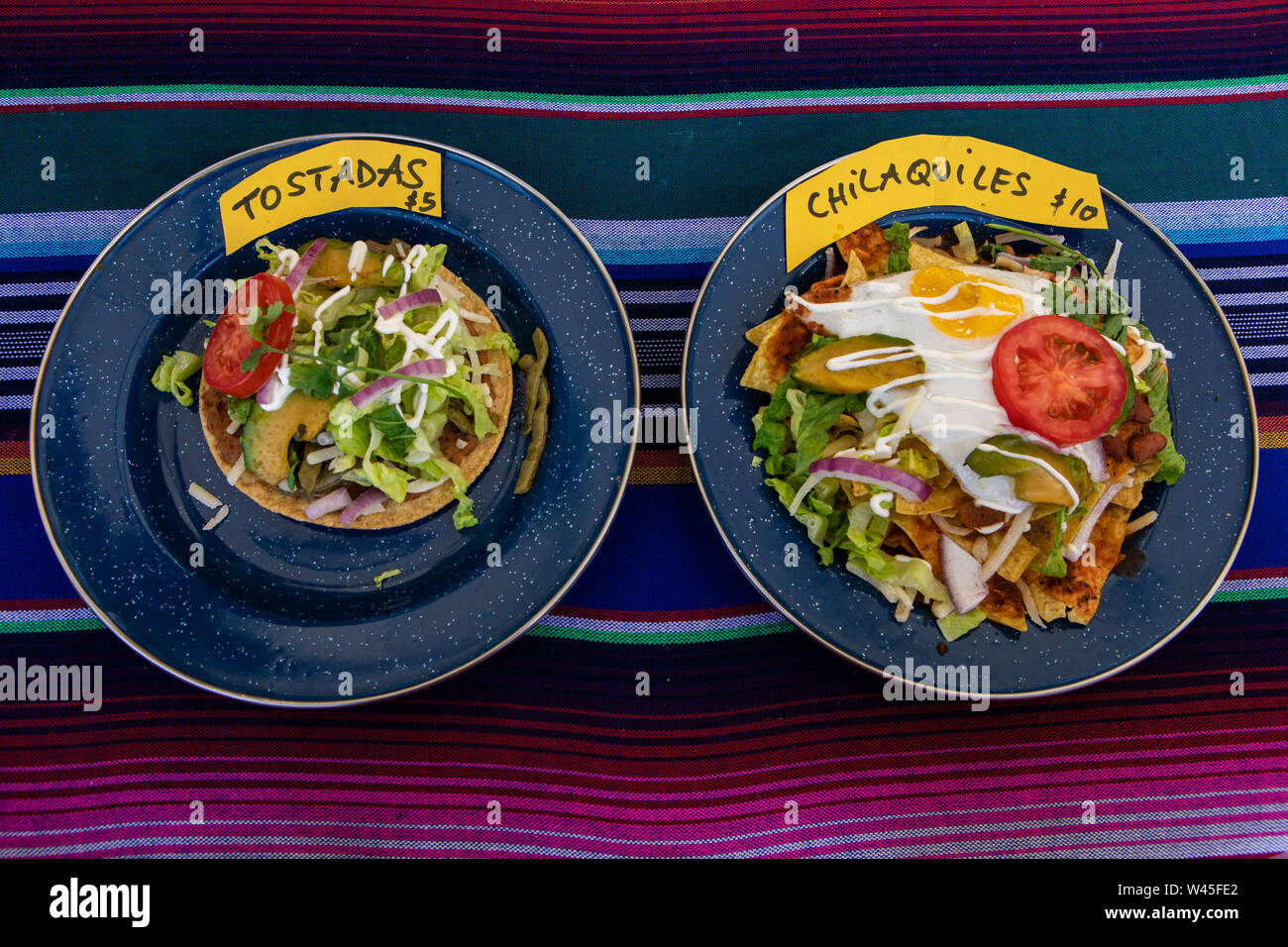 Display mexican food stall hi-res stock photography and images - Alamy