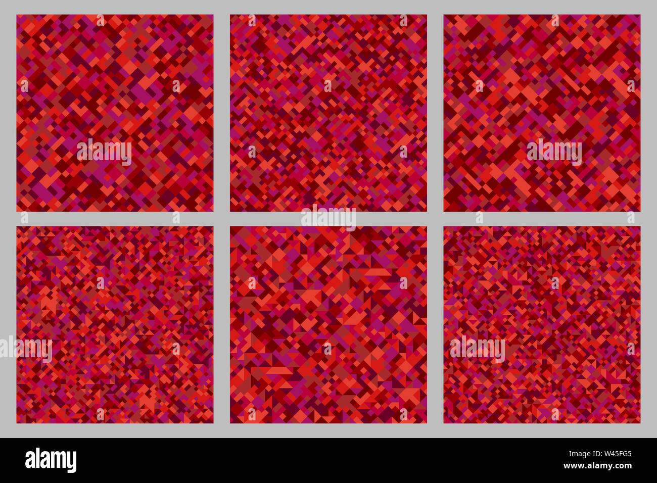 Seamless diagonal geometrical pattern background set - abstract vector graphic designs Stock ...