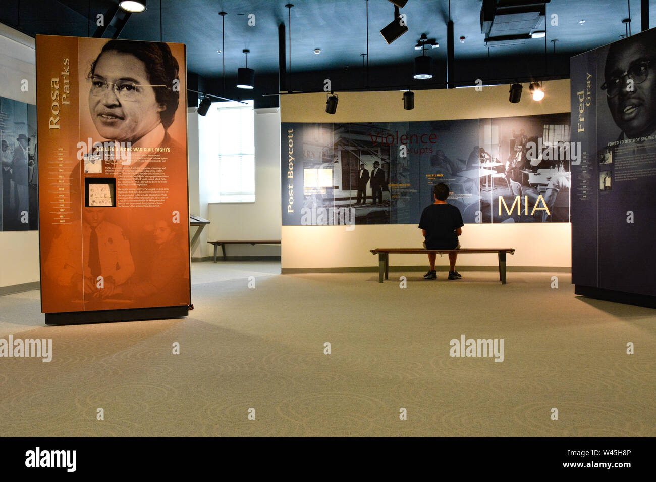 Civil Rights Icon Rosa Parks' black and white image can be seen ...