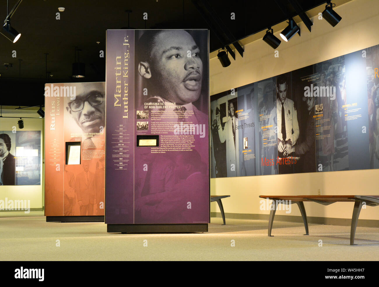 An educational exhibition about the American Civil Rights movement and ...