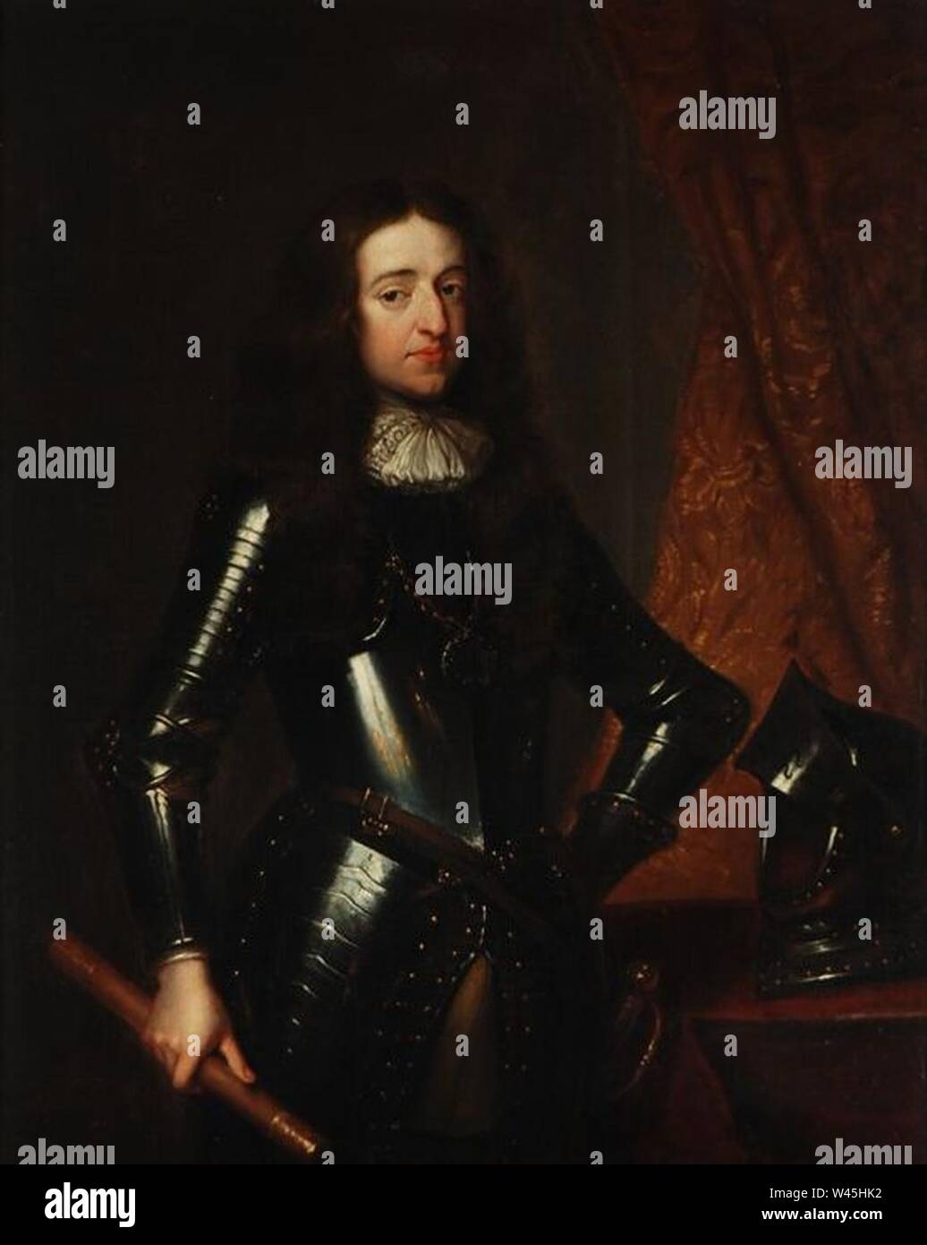 Constantijn Netscher - Portret van stadhouder Willem III (1650-1702 ...