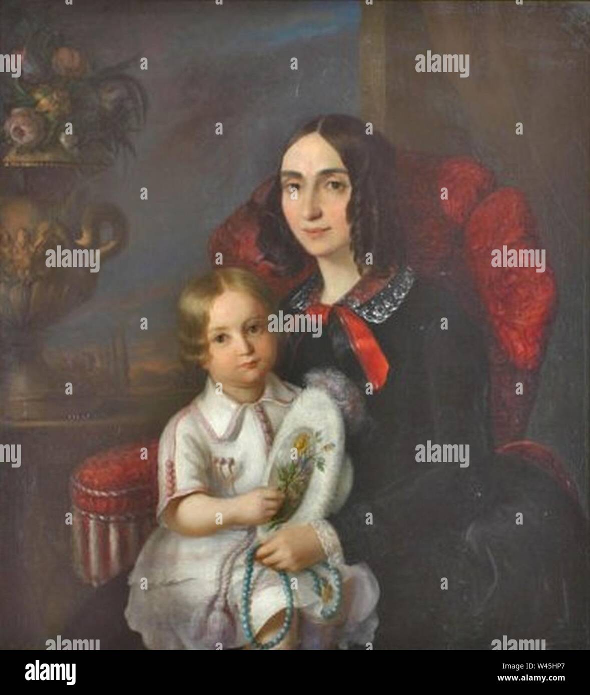 Constantin Daniel Rosenthal - Anica Manu cu copilul Stock Photo - Alamy