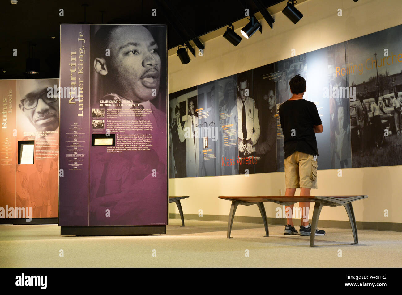 An educational exhibition about the American Civil Rights movement and ...