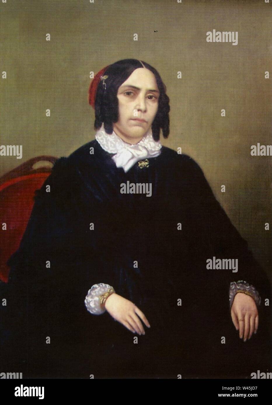 Constantin Lecca - Portret de femeie (Otetelesanca Stock Photo - Alamy