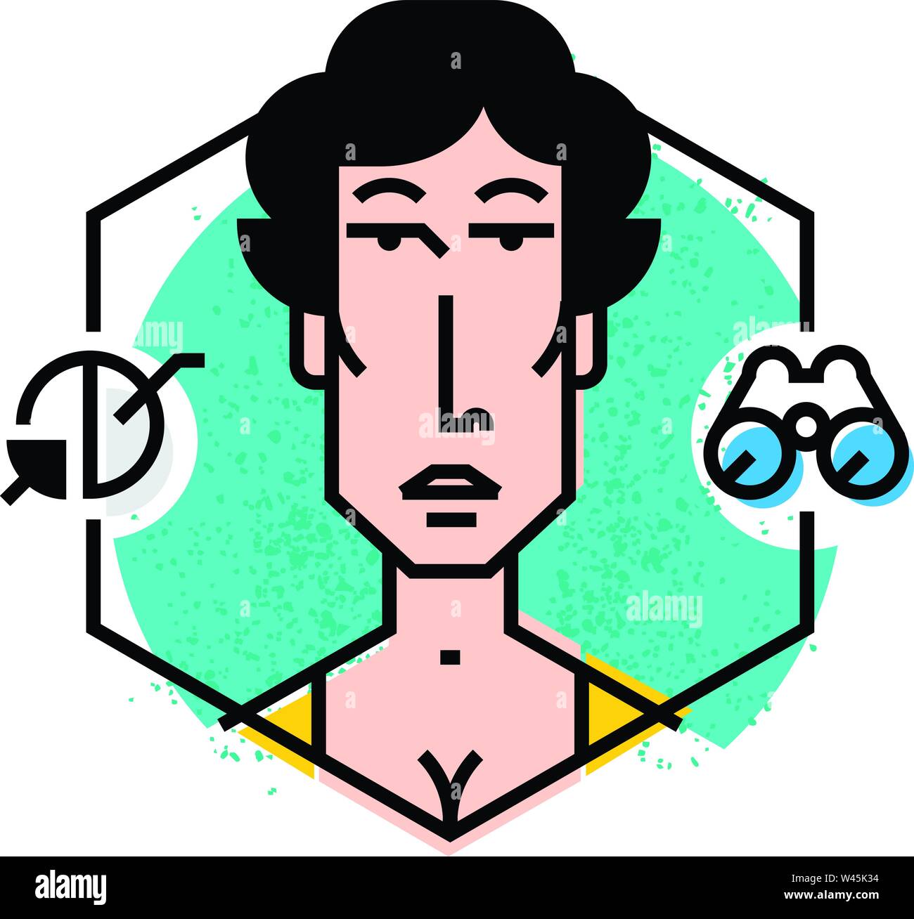 Sales manager icon. Ideal icon for your flashy design projects. Image ...