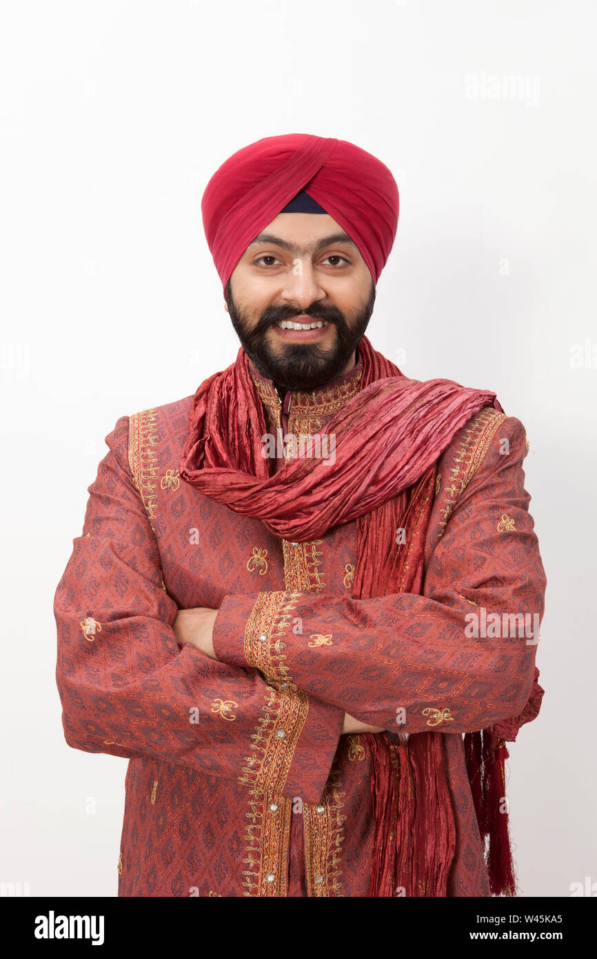 Sikhism smile smiling portrait hi-res stock photography and images - Alamy