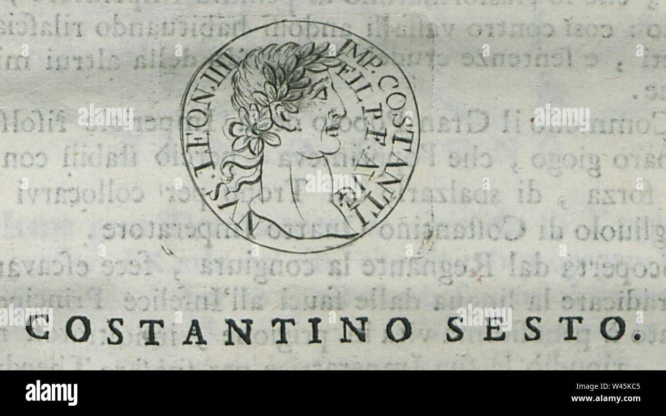Constantino sesto - Fanelli Francesco - 1695 Stock Photo - Alamy