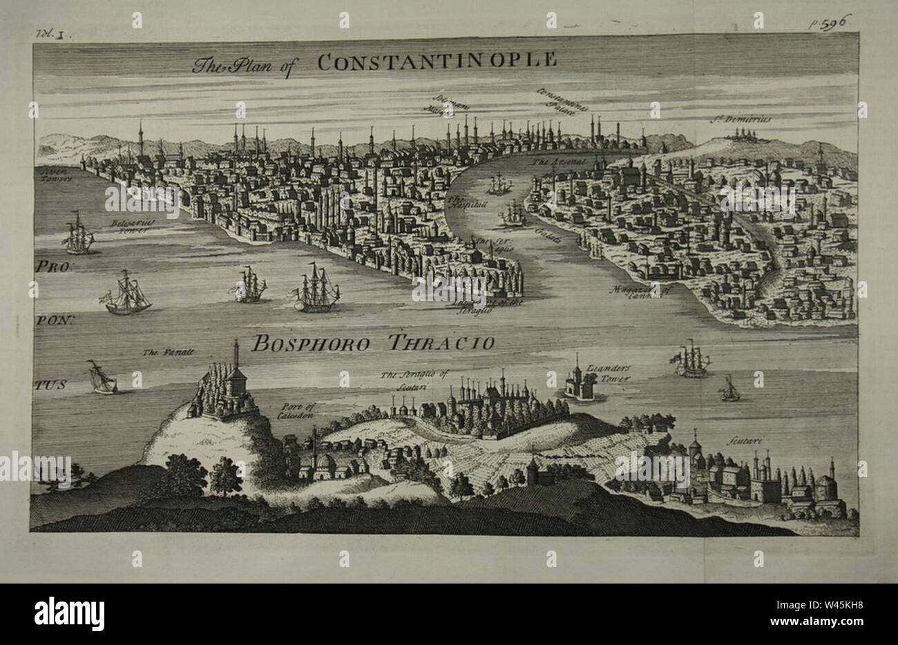 Constantinople from Modern History or, the Present State of all Nations ...