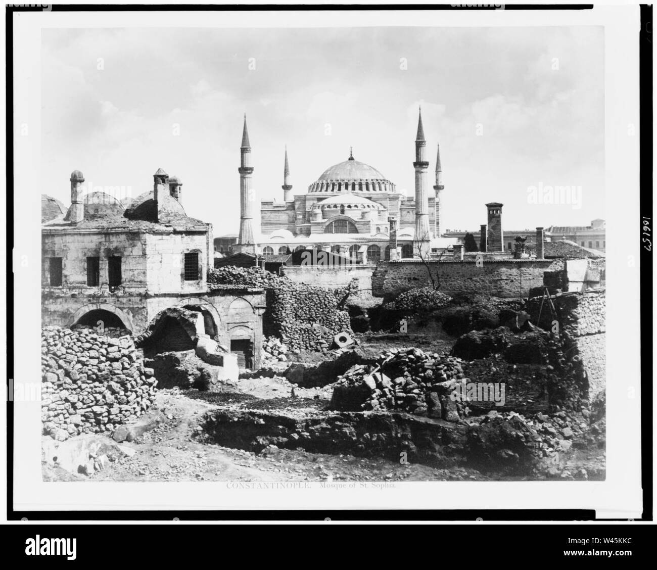 Constantinople. Mosque of St. Sophia Stock Photo - Alamy