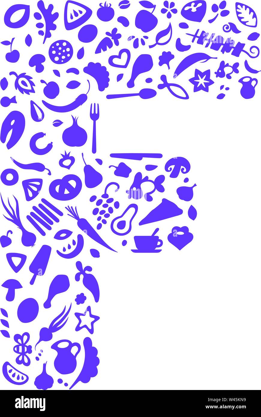 Chef flat white icons Cut Out Stock Images & Pictures - Alamy