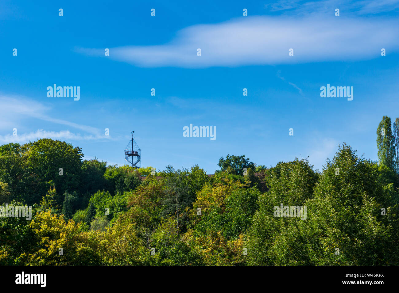 Germany, Killesbergturm the tower of Stuttgart quarter Killesberg ...