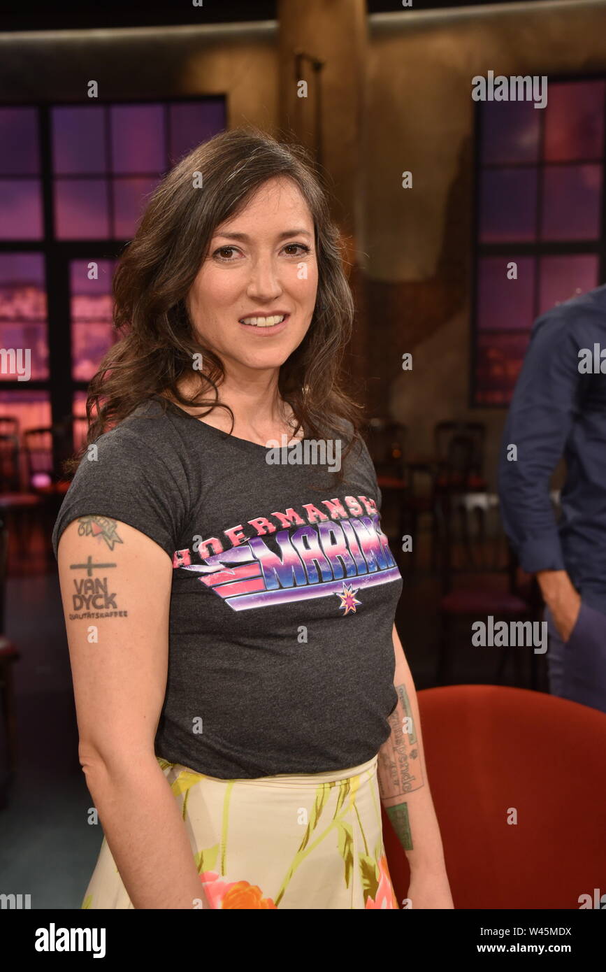Cologne, Germany. 19th July, 2019. The author and presenter Charlotte ...