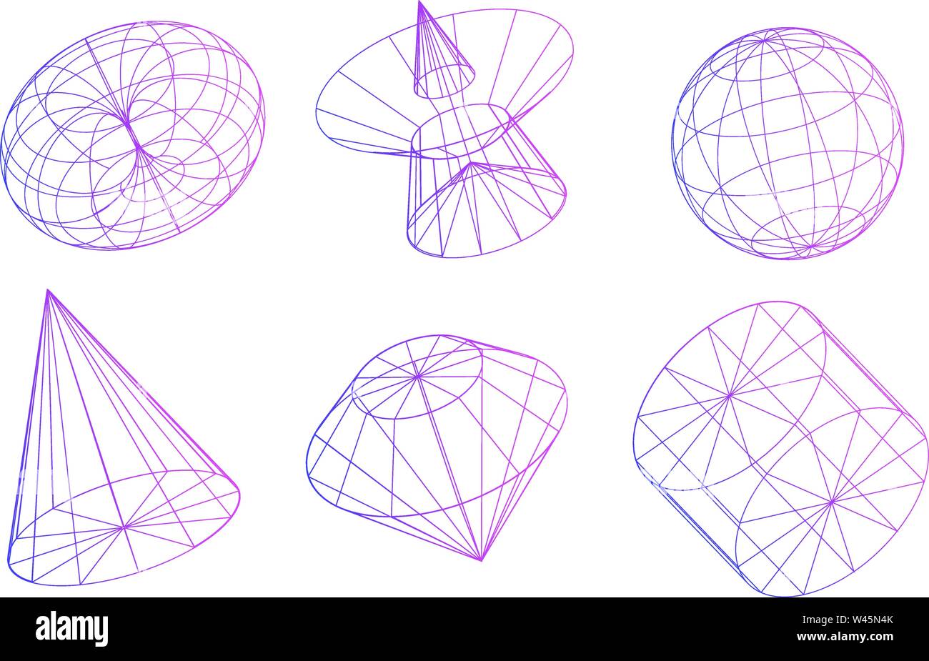 Illustration contour globe elements Stock Vector Images - Alamy