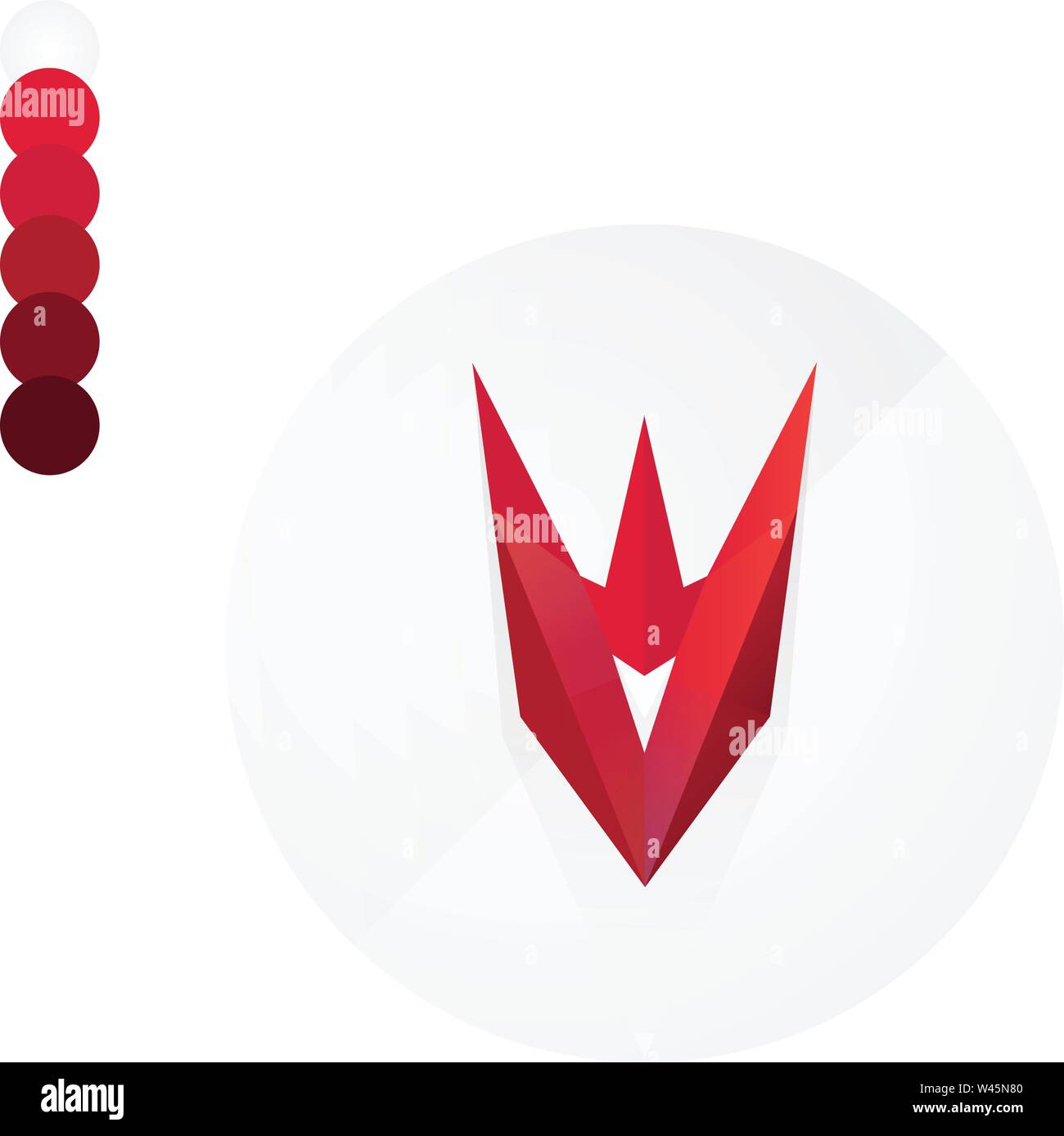 The head of the devil, Satan, mask. Vector flat logo. Sign isolated on ...
