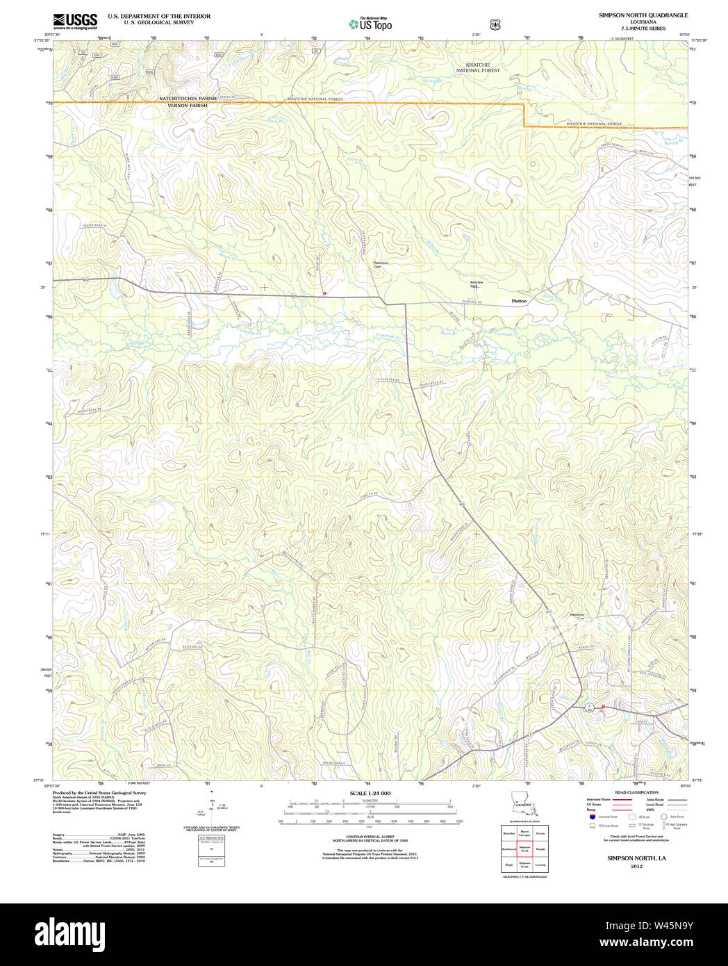 Simpson map hi-res stock photography and images - Alamy