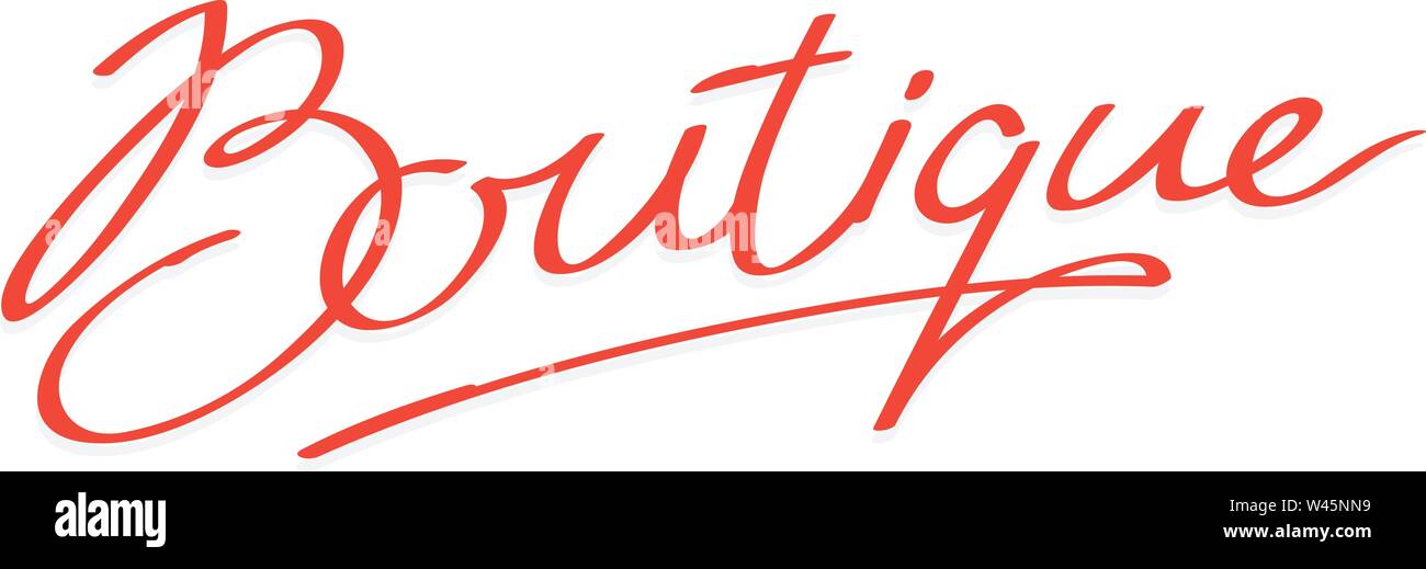 Logo of the word Boutique. Brand of the company. Logo for a clothing ...