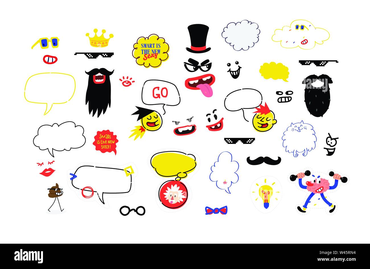 Happy Birthday Comic Book Style High Resolution Stock Photography and ...