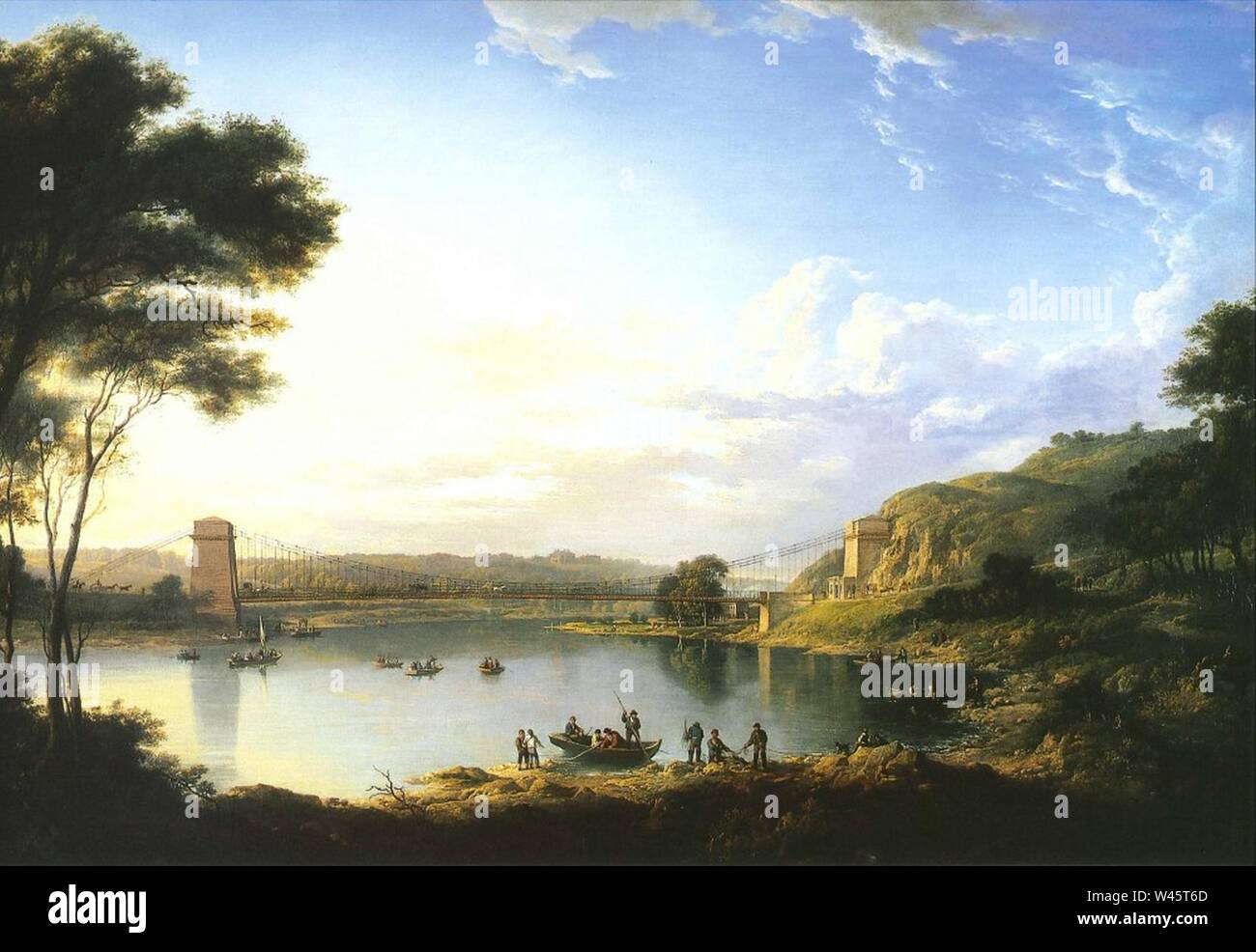 Construction of the Union Bridge over the Tweed by Alexander Nasmyth ...