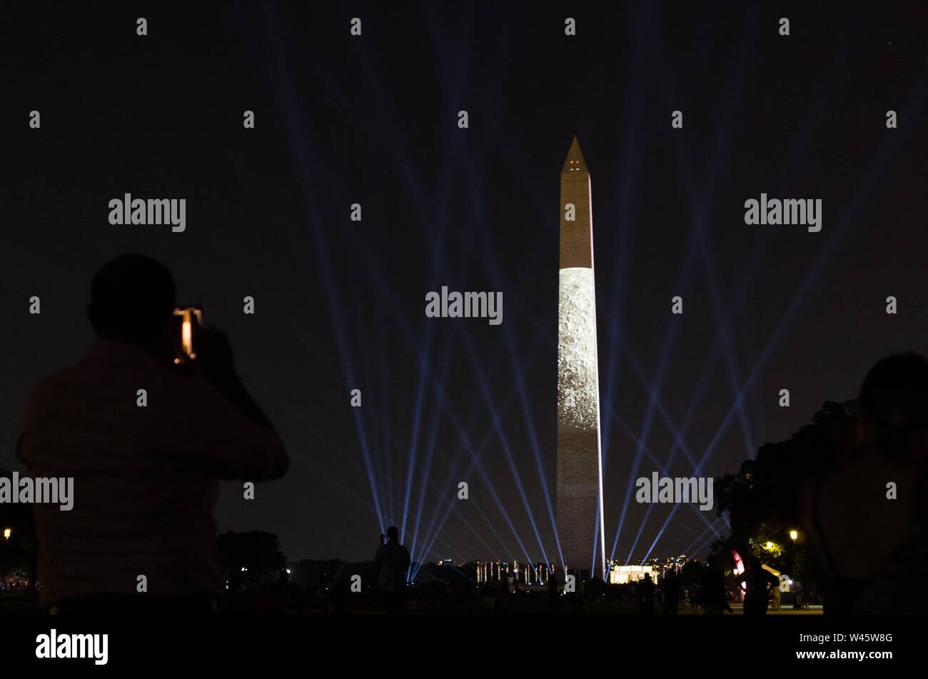 Projected moon hi-res stock photography and images - Alamy