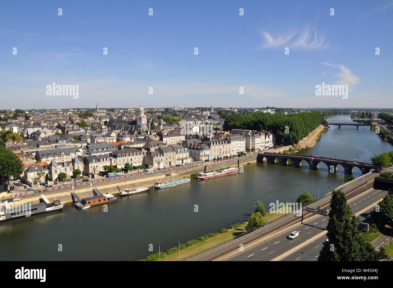 View of Angers, France, Europe Stock Photo - Alamy