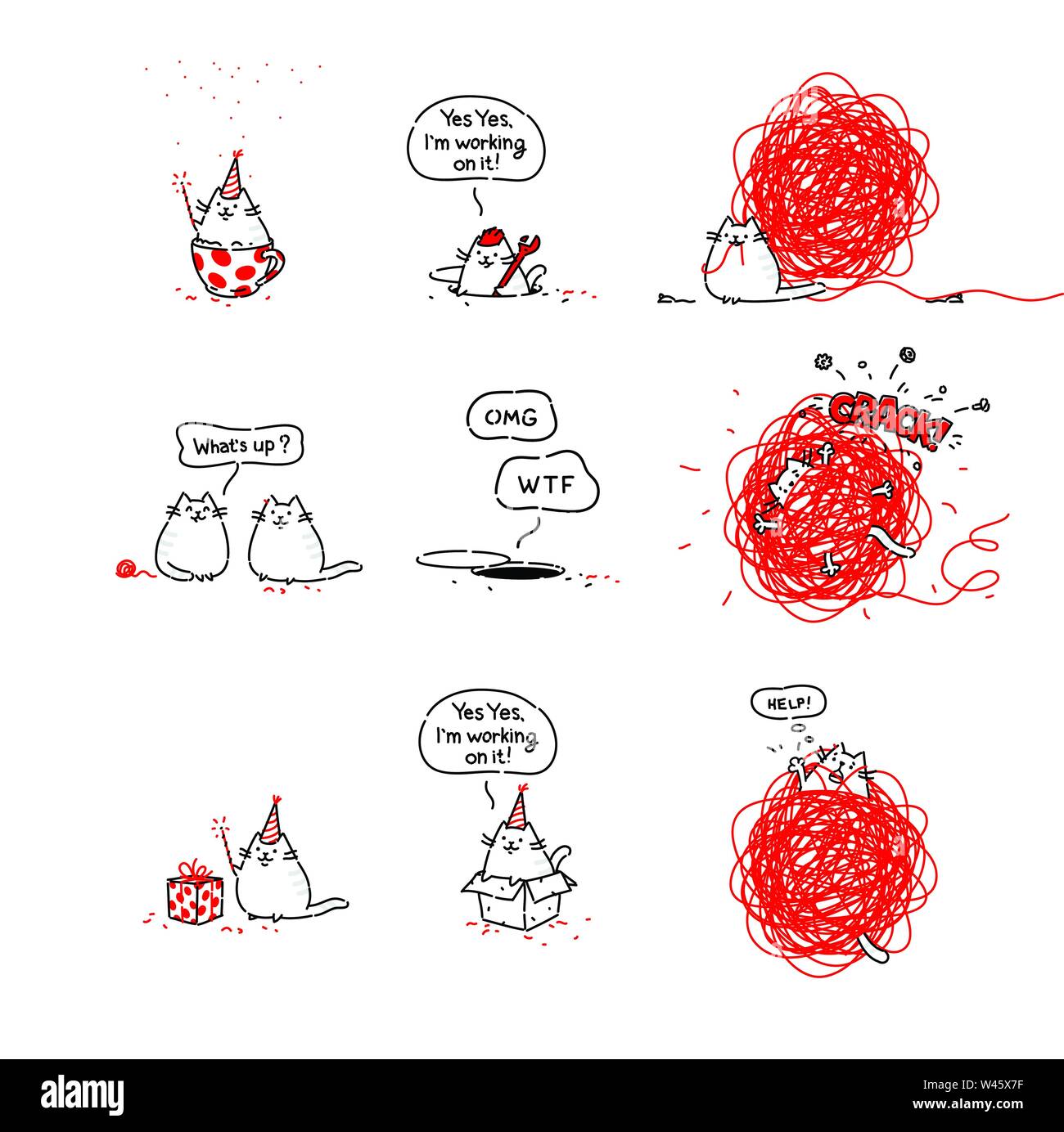 Storyboard vector vectors hi-res stock photography and images - Alamy