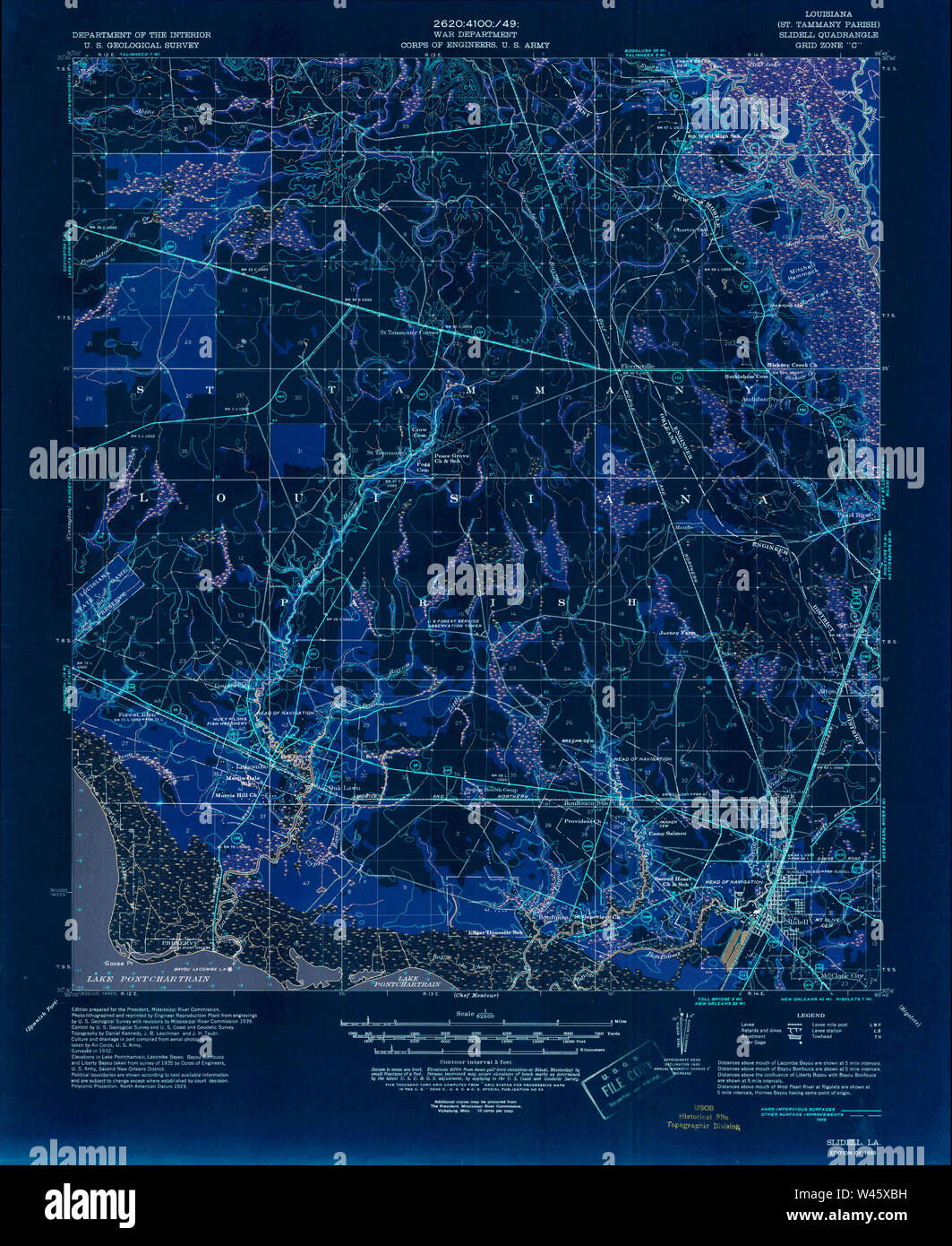 Map of slidell hi-res stock photography and images - Alamy