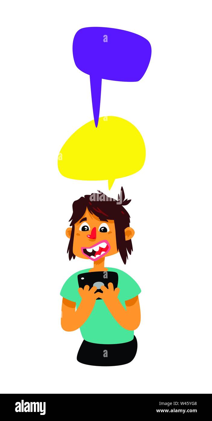 Man tablet portrait in Cut Out Stock Images & Pictures - Alamy