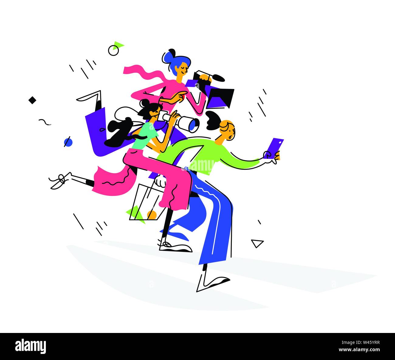 On photo press video Stock Vector Images - Alamy