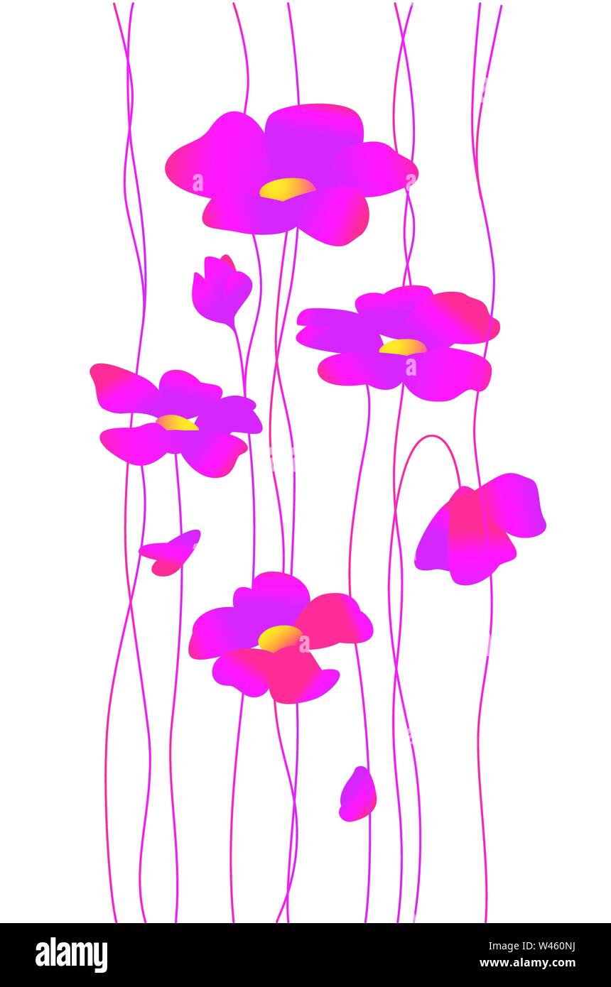 Wallpaper wall red fabric Stock Vector Images - Alamy