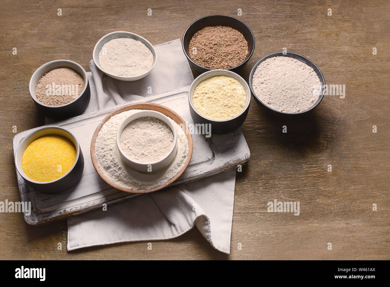 Various types flour hi-res stock photography and images - Alamy