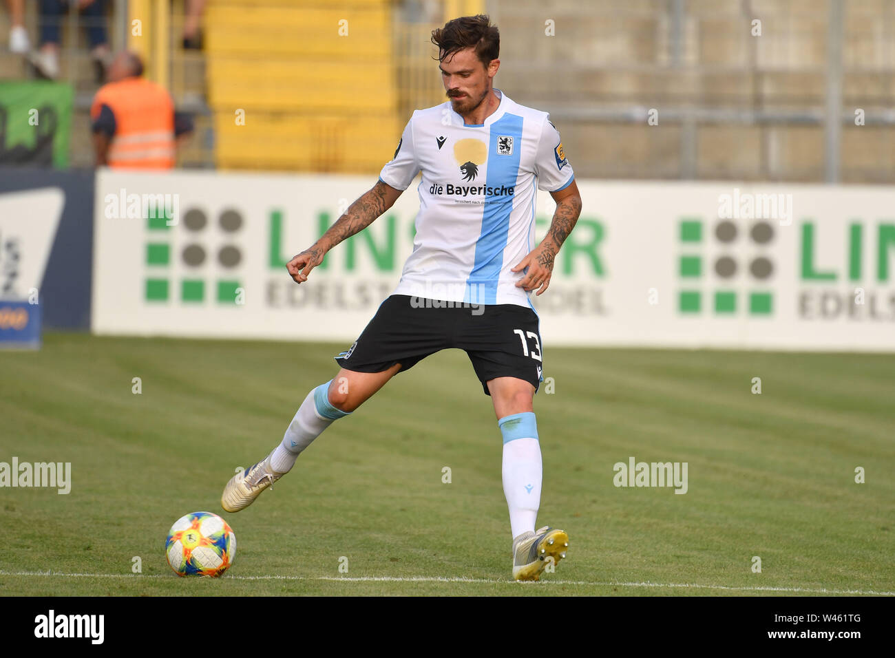 Munich, Deutschland. 19th July, 2019. Dennis ERDMANN (1860), action ...