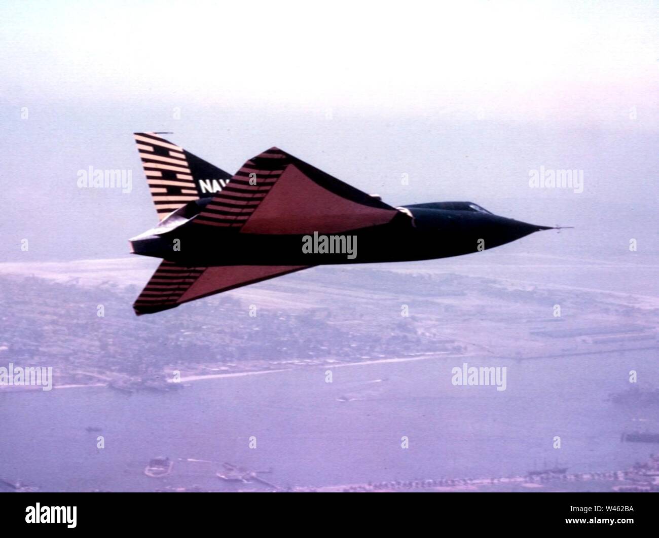 Convair XF2Y-1 in flight over San Diego Stock Photo - Alamy