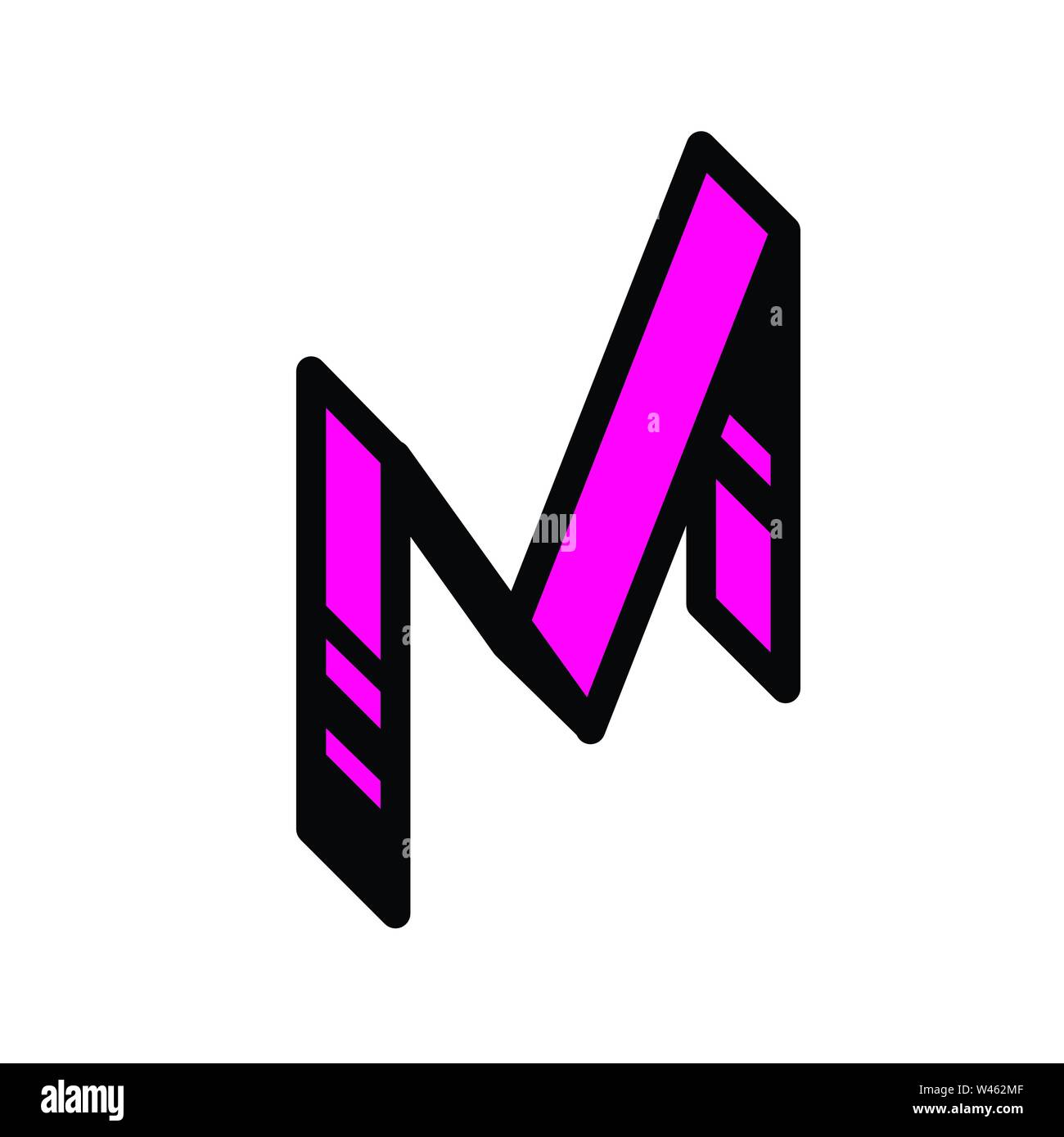 M motion logo Stock Vector Images - Alamy