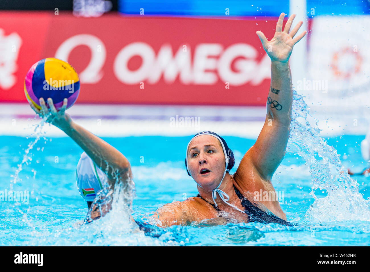Waterpolo south africa united states of america hi-res stock ...